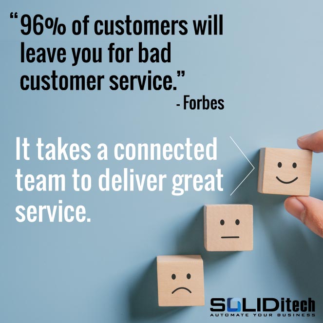 It Takes a Connected Team to Deliver Great Service